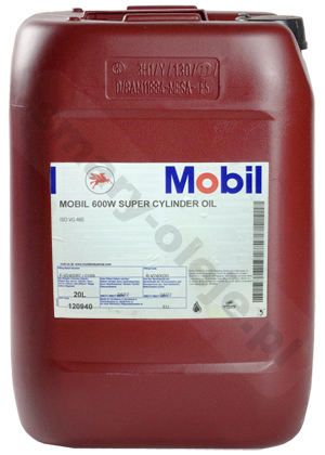 Mobil 600 W Super Cylinder Oil opak. 20 L - smary-oleje.pl